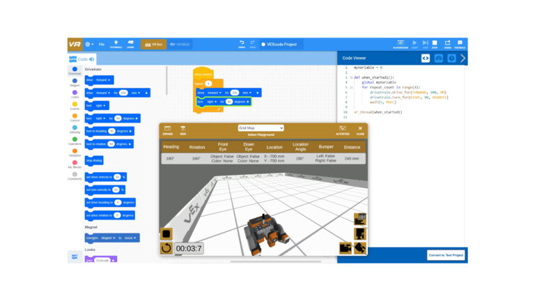 VEXcode VR – VEX Robotics in Japan